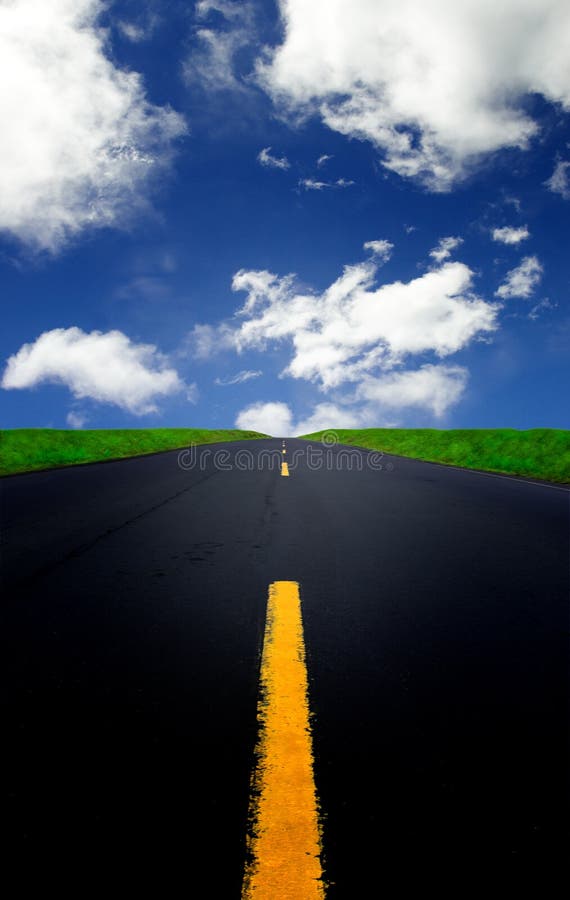 Beautiful Meadow and Dirt Road Stock Photo - Image of beautiful ...