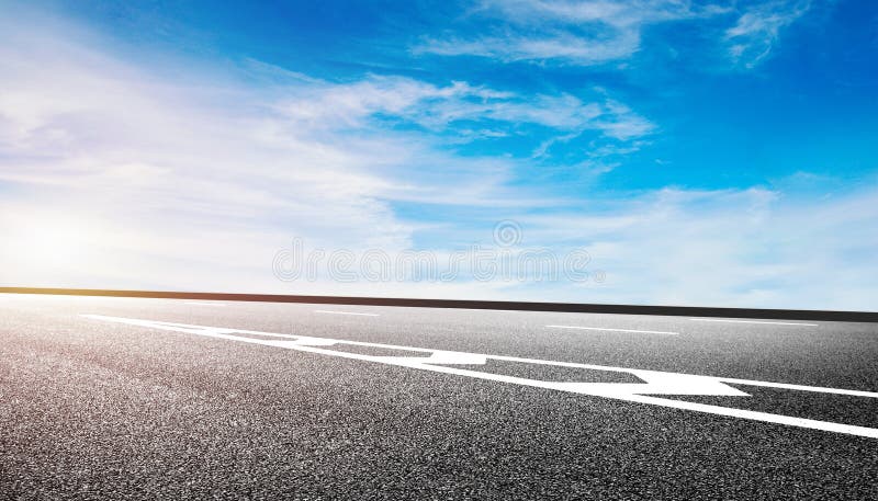 The Road And Sky Background Stock Photo - Image of evening, countryside ...