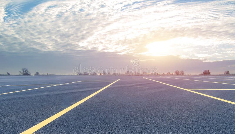 The Road and Sky Background Stock Photo - Image of dusk, dramatic ...