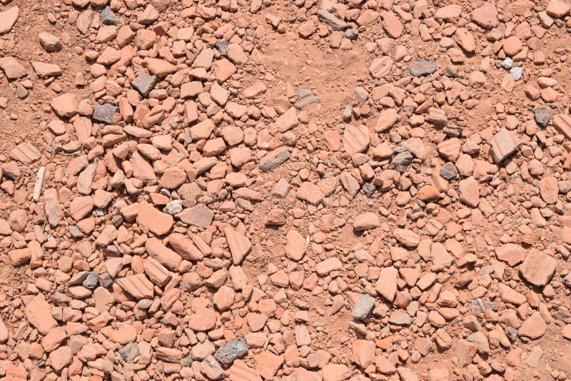 Road of small red stones stock photo. Image of rock - 114579098