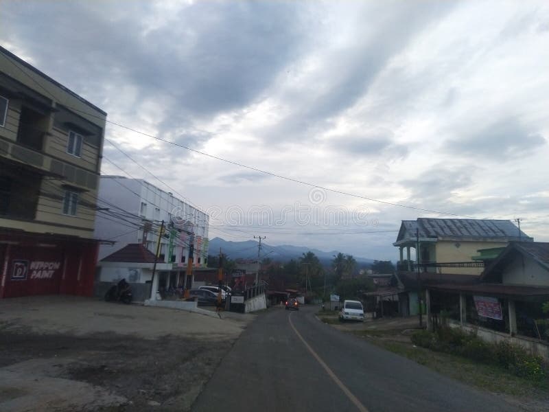 The Road of the Small Town in Asian Editorial Stock Photo - Image of ...