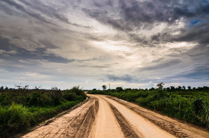 Road soil stock image. Image of ecology, blue, landscape - 39939173