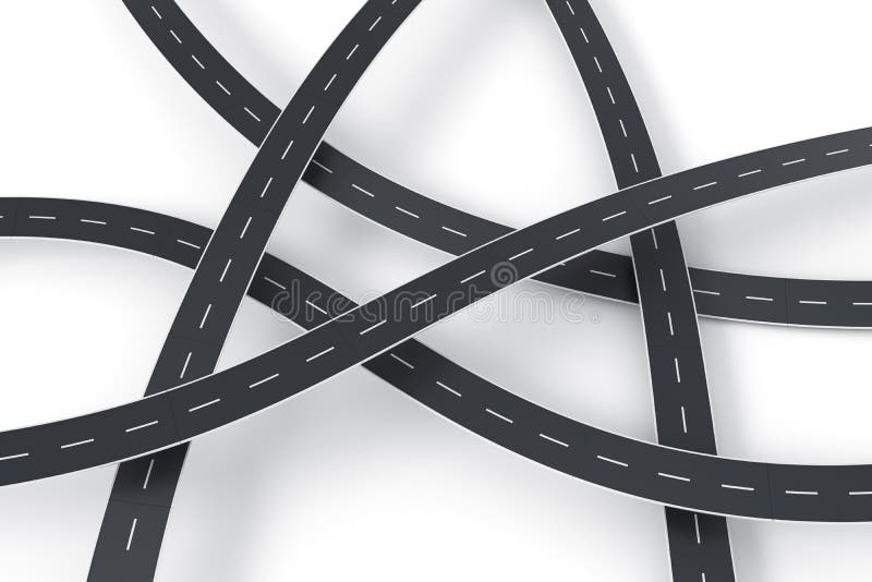 Road spaghetti stock illustration. Illustration of background - 10751844