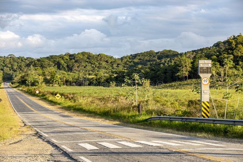 Road speed radar stock photo. Image of road, orientation - 240782776