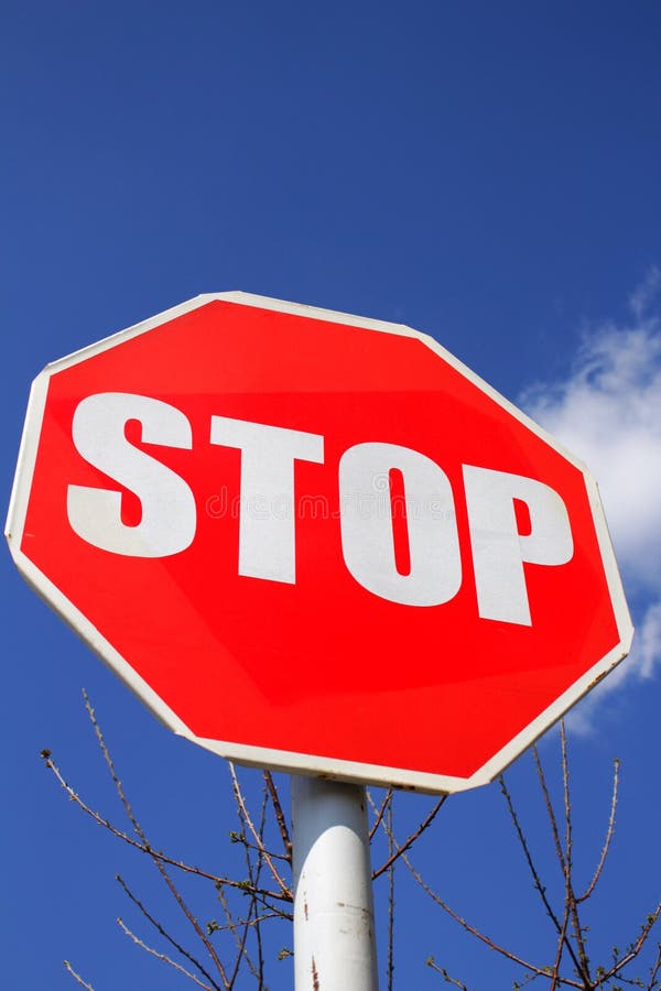 Road stop sign stock image. Image of vibrant, road, multi - 39578459