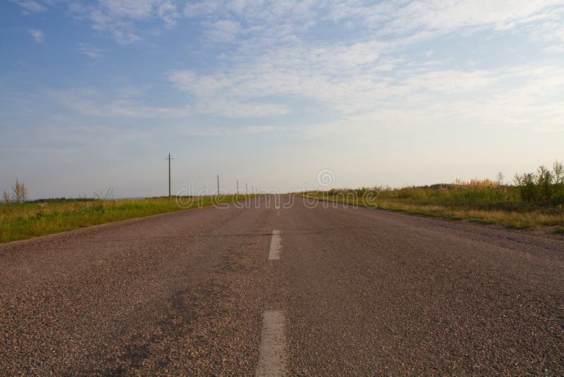 Road Stretches into the Distance Stock Photo - Image of view, stretches ...