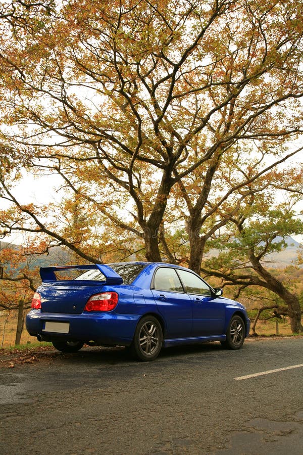 Japanese Performance Car - Subaru Impreza Stock Image - Image of rally ...