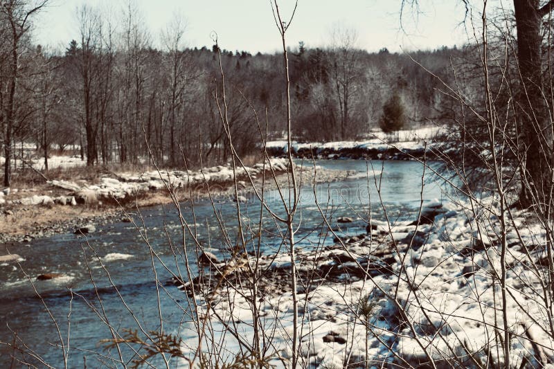 The Road of Summits in Southern Quebec Stock Image - Image of beauty ...