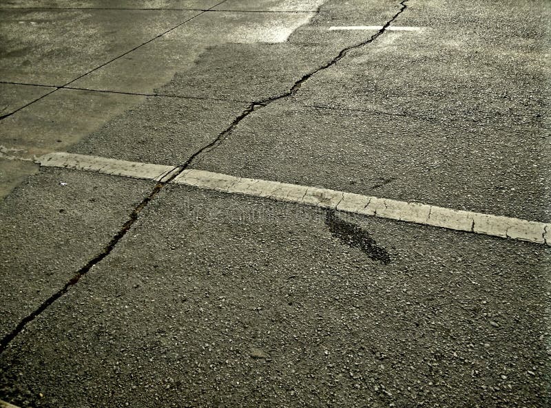 Broken road surface stock photo. Image of cracked, driveway - 34988310