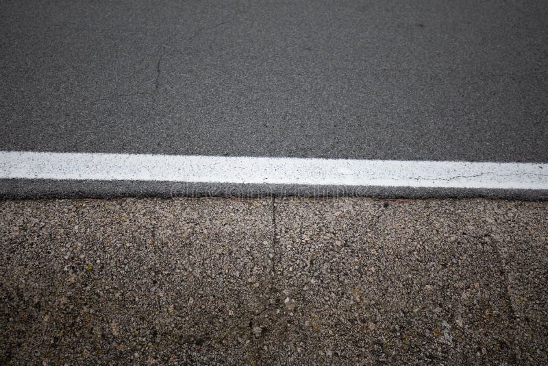 Road Surface and Ditch with Lines Stock Photo - Image of ditch ...