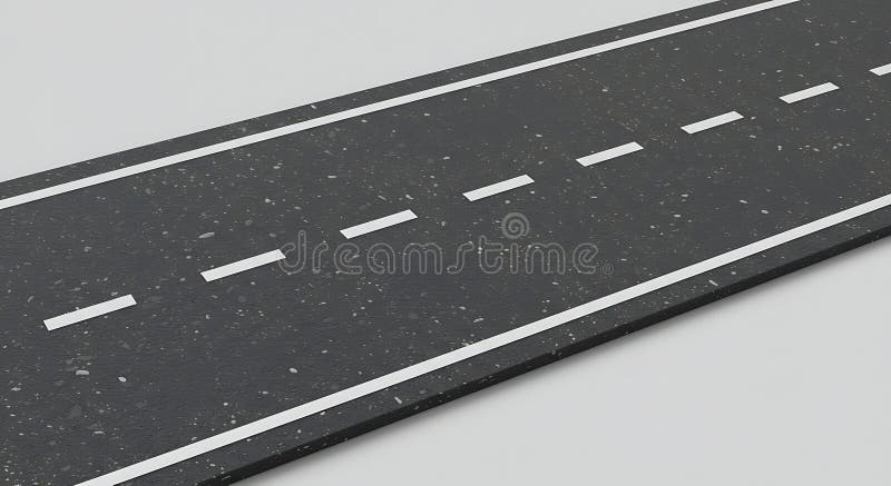 Road Surface with White Lines Symbolizing Direction and Transportation ...