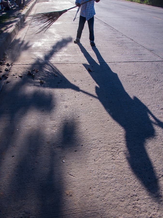 Road Sweeper Cleaning stock image. Image of footpath - 83250701