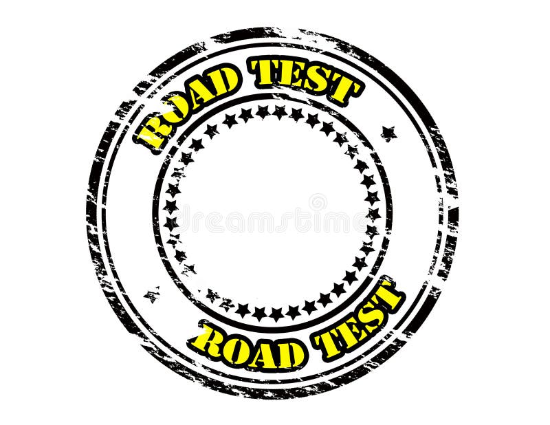 Road test stock illustration. Illustration of rubber - 82944057