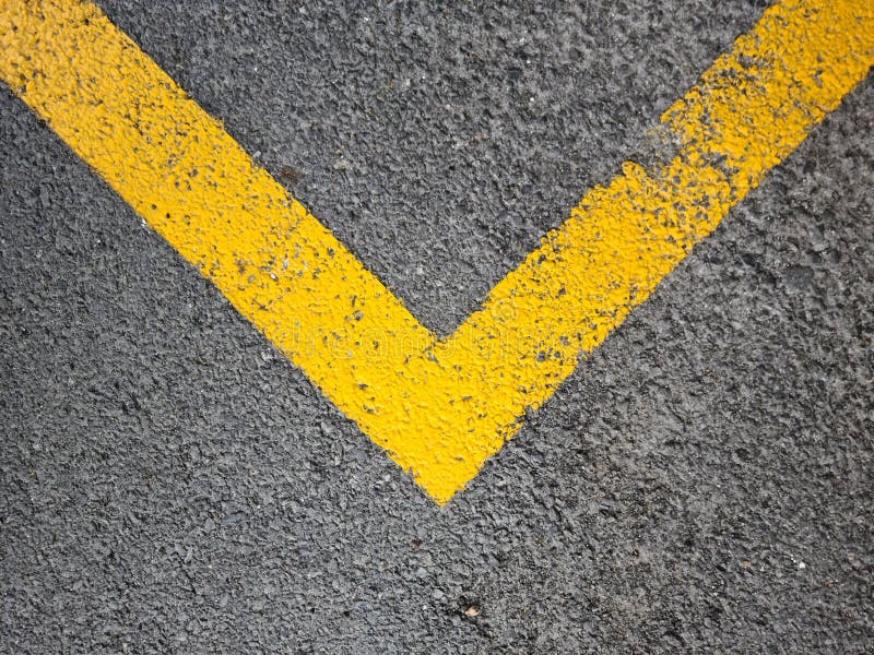 Road Texture Pattern Background and Yellow Line Corner Stock Image ...