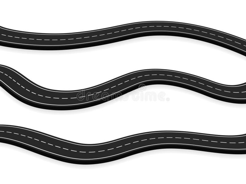 Roads stock vector. Illustration of asphalt, outdoor - 79559853