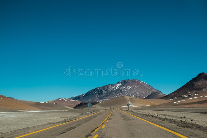Road to Atacama stock image. Image of deserto, roadtrip - 78891123