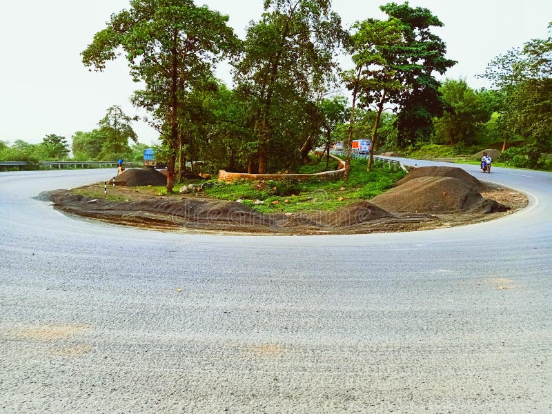 The Road To Bihar from West Bengal in India Stock Image - Image of ...