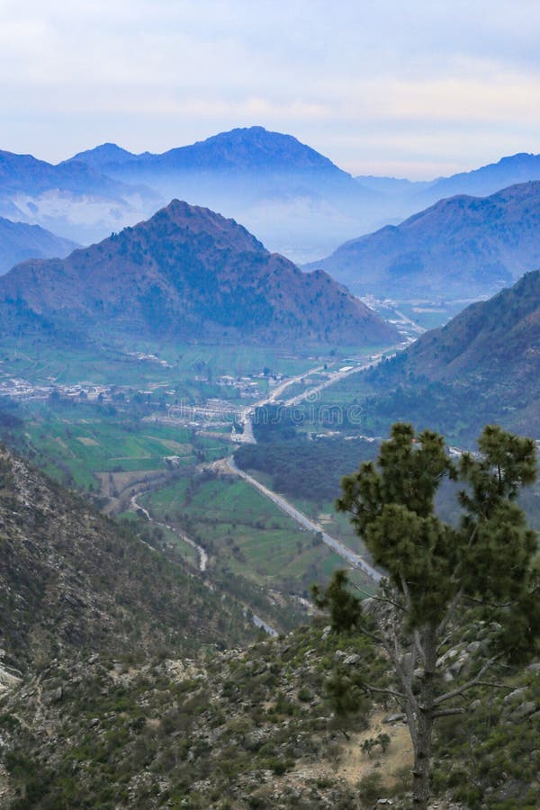 A Road To Distract Buner, Swat Valley Pakistan Stock Photo - Image of ...