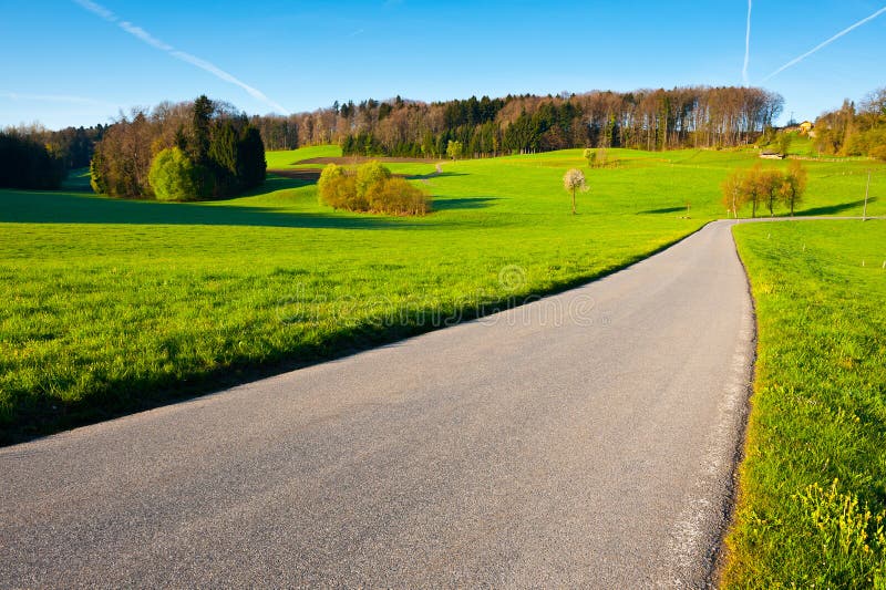 Road to the Farmhouse stock image. Image of europe, nature - 25130465