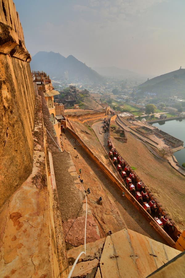 The Road To the Fort at Dawn. Amer Palace (or Amer Fort). Jaipur ... The Road To the Fort at Dawn. Amer Palace (or Amer Fort). Jaipur ...