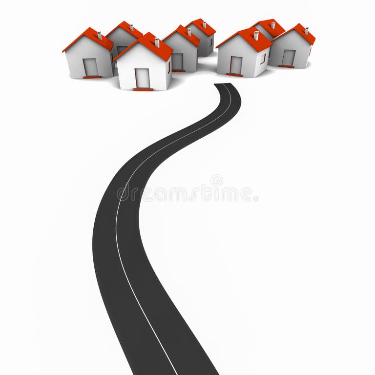 Road Homes Stock Illustrations – 1,464 Road Homes Stock Illustrations ...