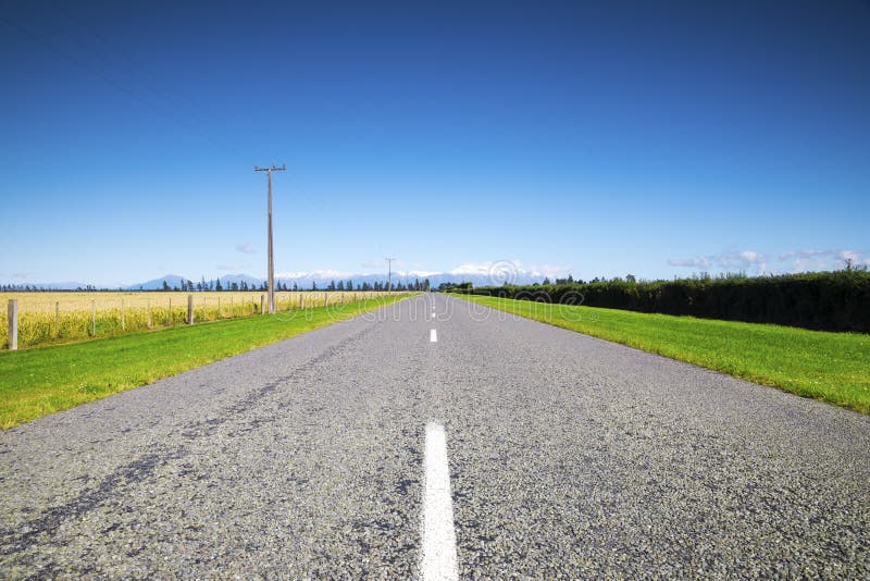 Road to horizon stock image. Image of nature, mountain - 89304099