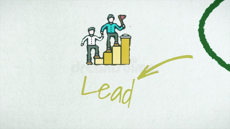 Road To Ideas Concept Loopable Animation. Elements of Idea. Animatiom ...