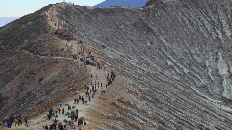 Road To Ijen Crater, East Java, Indonesia. Editorial Stock Photo ...