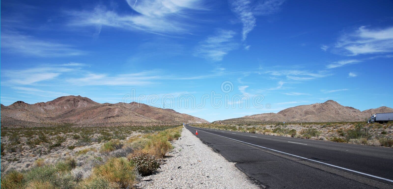 Winding Road stock photo. Image of street, boulders, mountains - 1828678