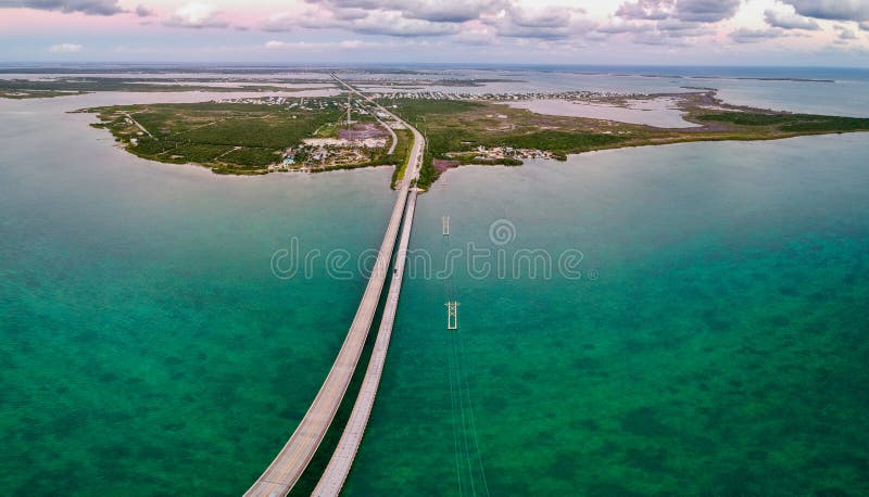 Road 1 To Key West in Florida Keys, USA Stock Image - Image of roads ...