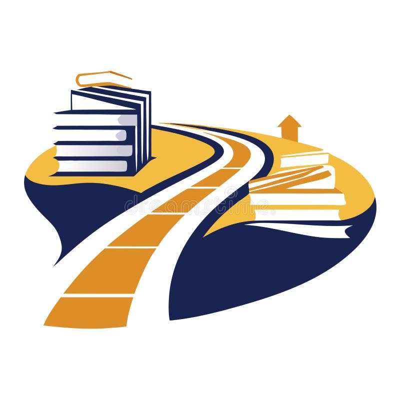 Road To Knowledge: Books and Path Illustration for Learning and Success ...