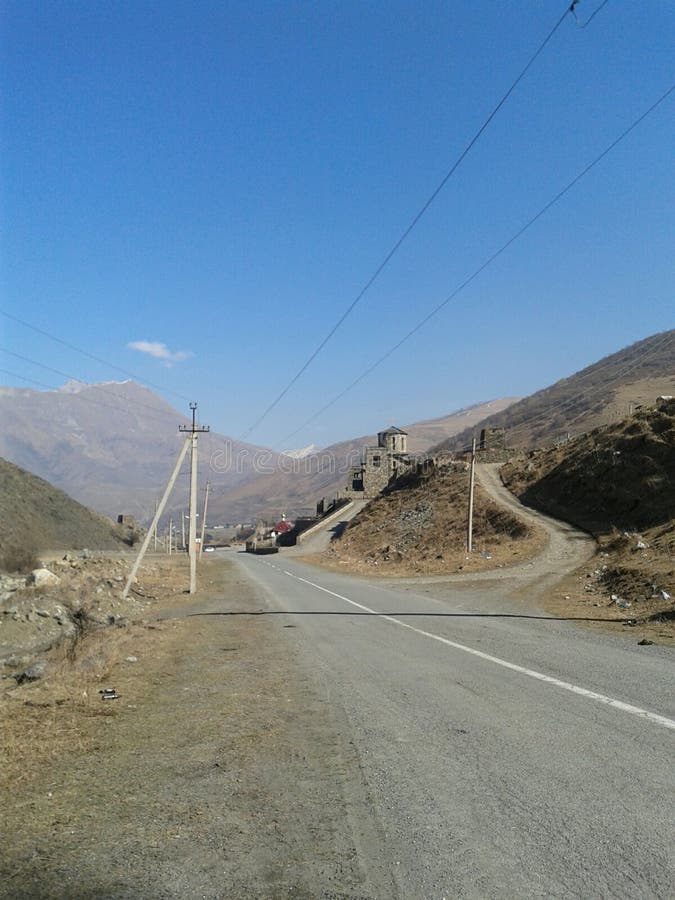 Road To the Monastery in the Mountains Stock Photo - Image of tree ...