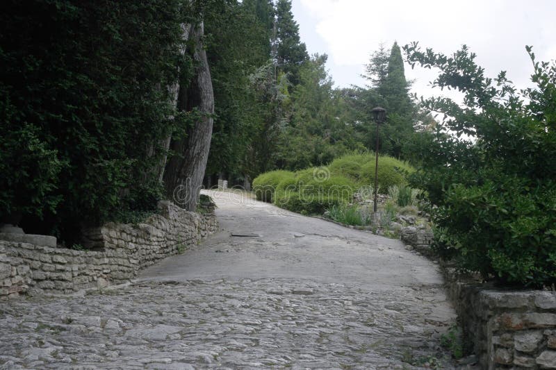 The Road To the Park. Balchik, Bulgaria Stock Photo - Image of road ...