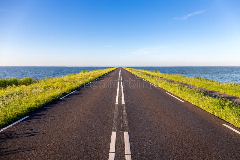 Road To the Peninsula Marken Stock Photo - Image of colorful, warm ...