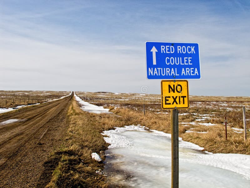 Red Rock Coulee in Southern Alberta, Canada Stock Photo - Image of ...
