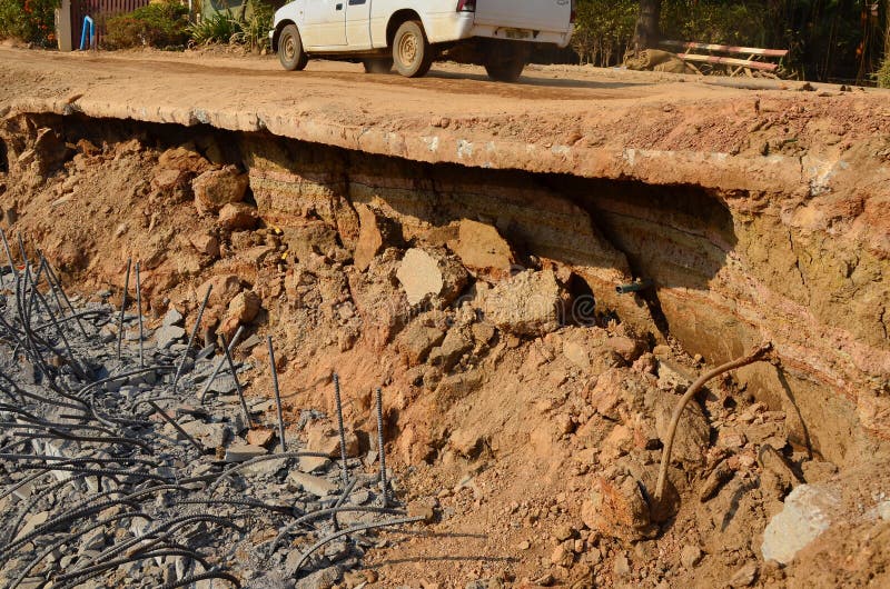 Road to Ruin stock photo. Image of disaster, dirt, build - 50276806