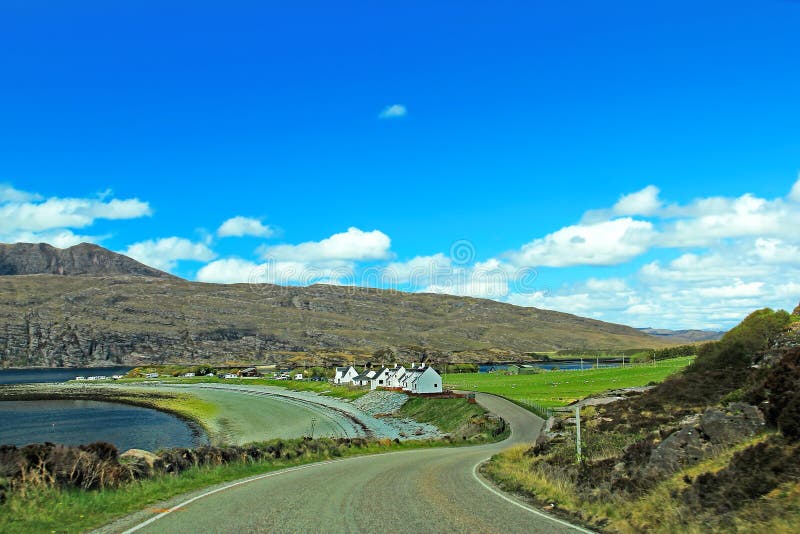 A road to rural area stock image. Image of asphalt, curve - 45008175