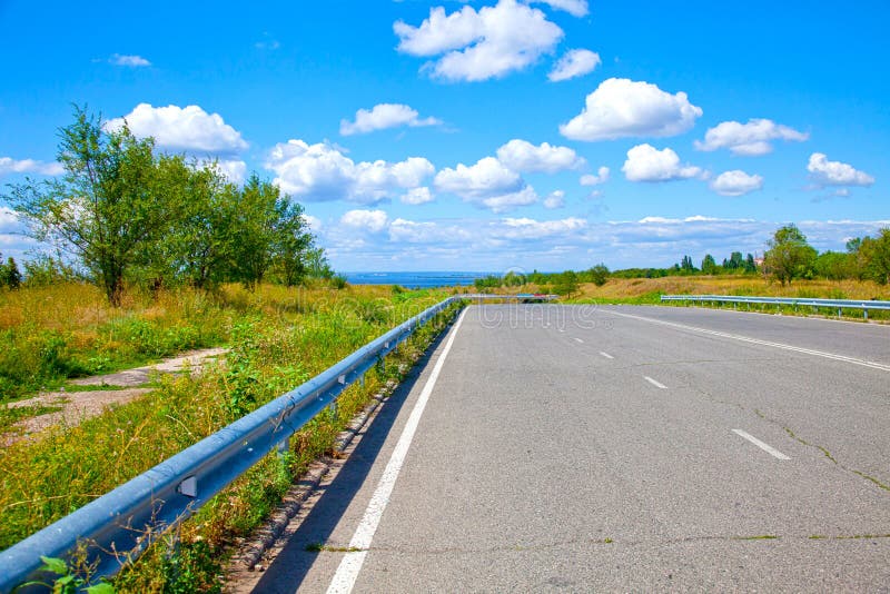 Road to sky and clouds stock photo. Image of empty, high - 26008048