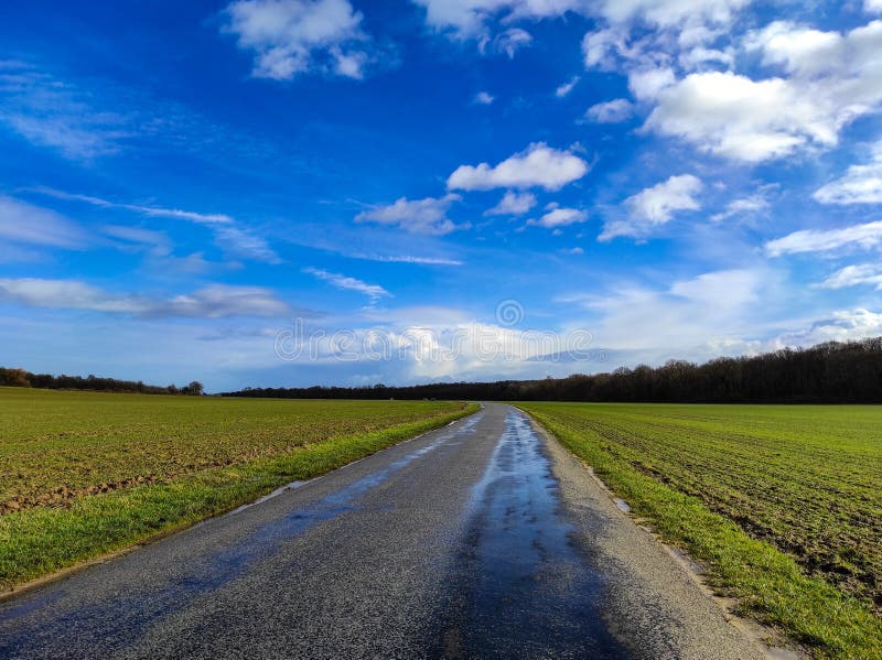 Way to somewhere stock image. Image of lane, driving - 213355425