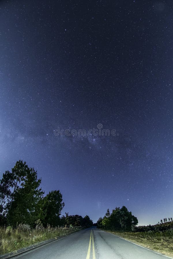 The road to starry sky stock photo. Image of astronomy - 210639568