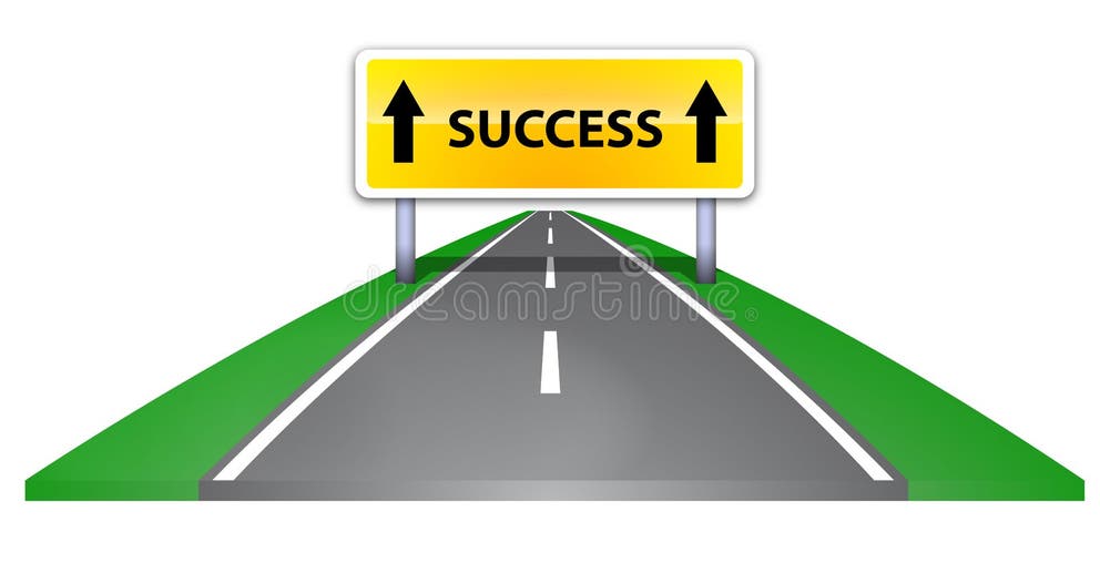 Drawing Road To Success Stock Illustrations – 379 Drawing Road To ...
