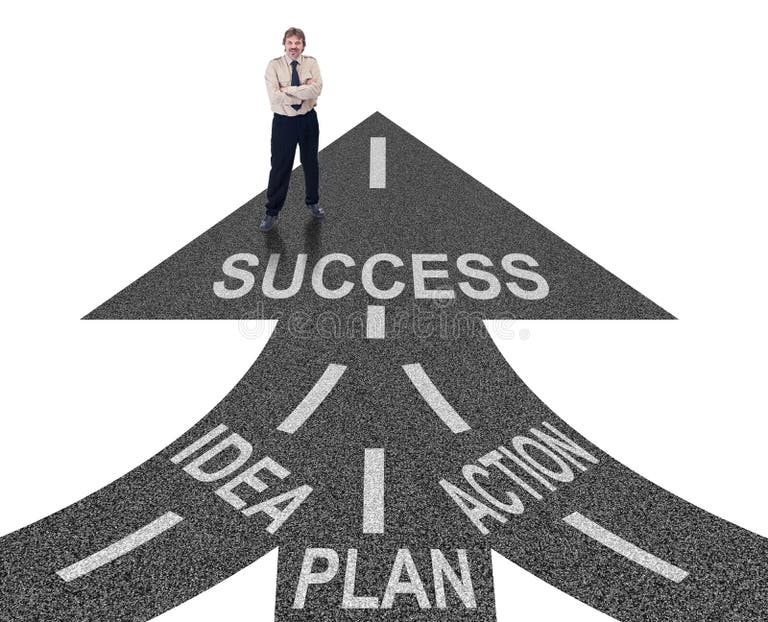 Road to success stock image. Image of metaphor, growth - 24249201