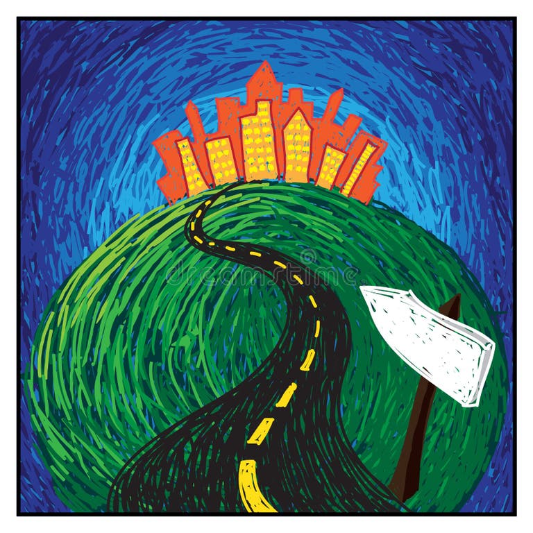 Drawing Road To Success Stock Illustrations – 651 Drawing Road To ...