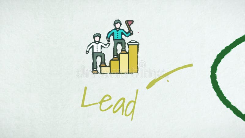 Road To Success Concept Loopable Animation. Elements of Success ...