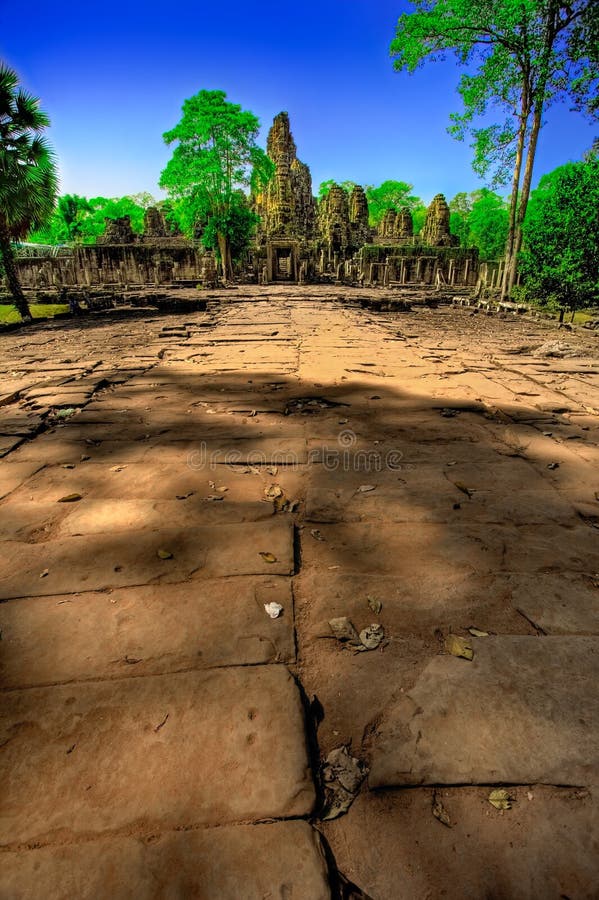 Road to the temple stock photo. Image of ruins, building - 3792732