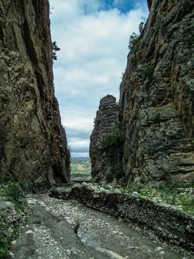 Underground Waterfall. Waterfall in the Sewer. the Groundwater Stock ...