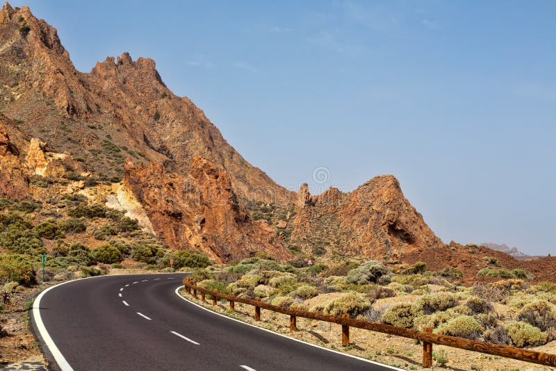 Road to volcano. stock photo. Image of altiplano, hill - 61680534