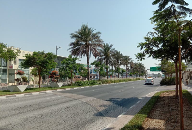 A Road Towards Sharjah in Dubai Editorial Photo - Image of street, city ...