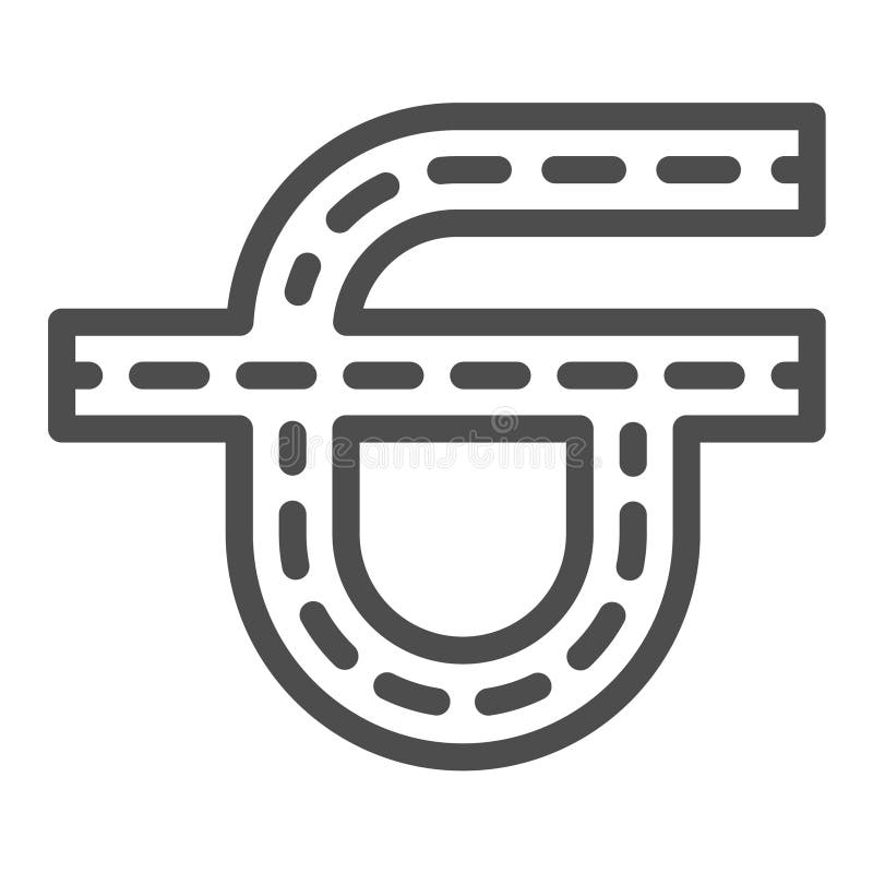 Race Track Roadway Icon Outline Vector Stock Illustrations – 95 Race ...