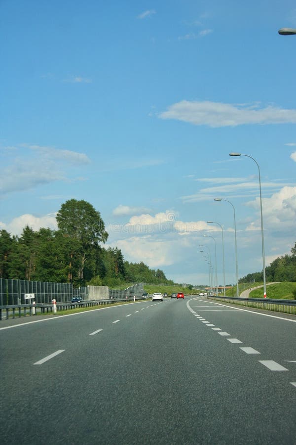 Road Traffic on the Highway A4 Stock Photo - Image of country, airplane ...